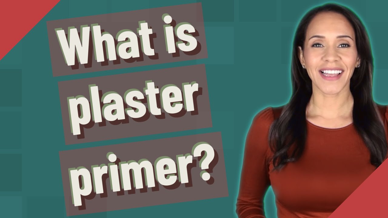 What is plaster primer? - YouTube
