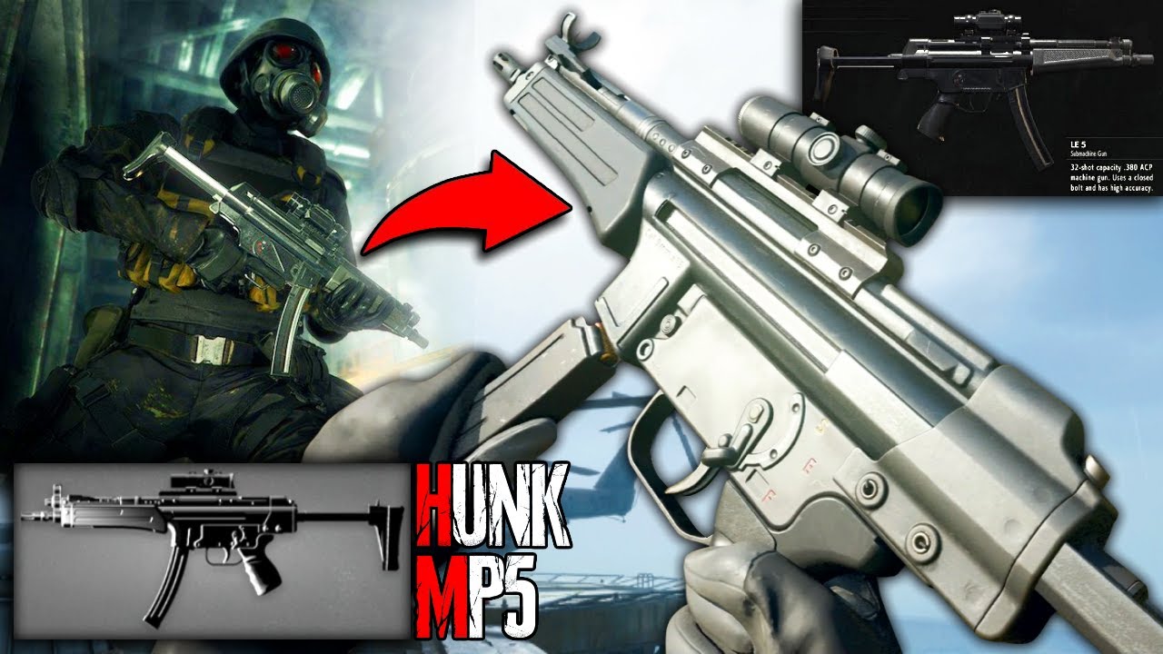 USS Operative Hunk's MP5A3 & USP Loadout from RE2 Remake in Black Ops 6 ...
