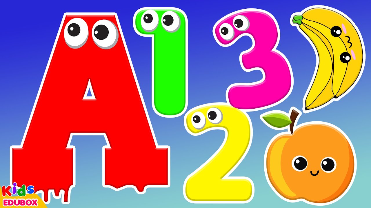 ABC, 123 & Shapes Learning Videos For Preschool | ABC And One Two Three ...