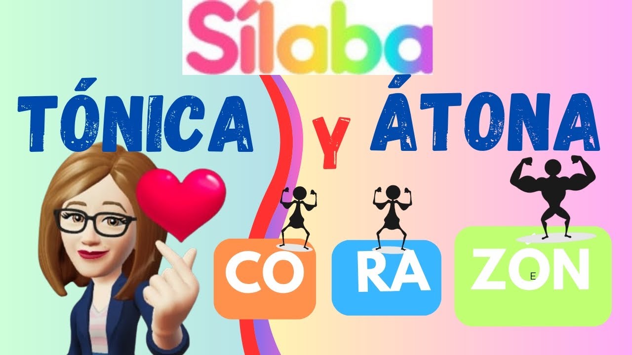SÍLABAS TÓNICAS y ÁTONAS-Todo lo que NECESITAS SABER. - YouTube