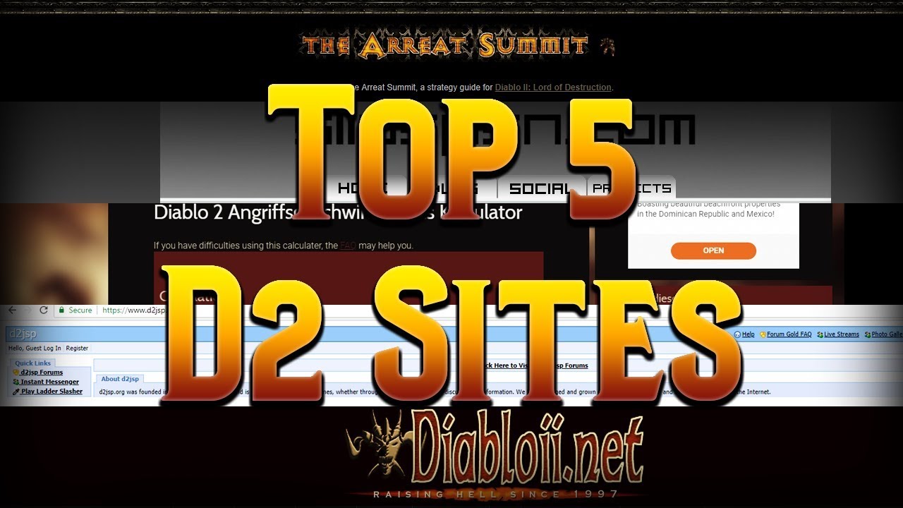 Diablo 2 - Top 5 Diablo 2 Sites/Forums!! - YouTube