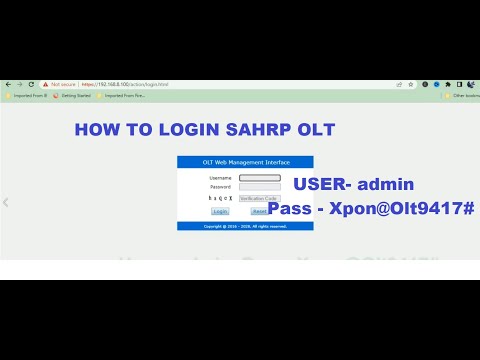 How to Login Sharp 4 Port OLT | Sharp OLT kaise Login kre - YouTube