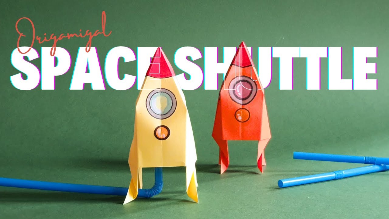 Paper Rockets: Space Shuttle Origami Tutorial - YouTube