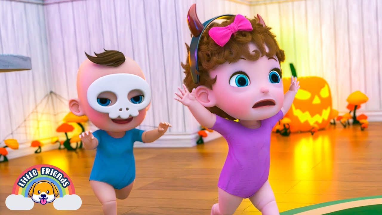Scary Halloween Monsters + More Nursery Rhymes & Kids Songs | Little ...