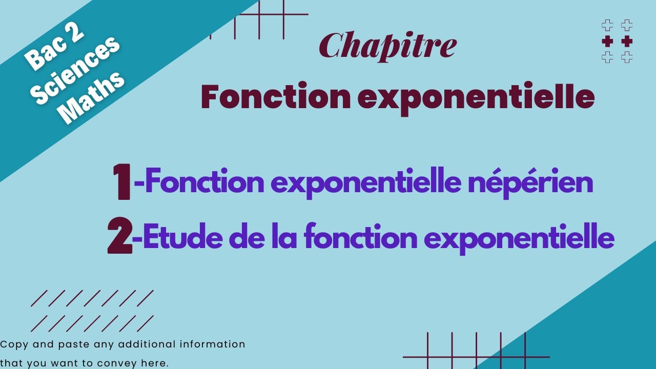 Fonction exponentielle : Cours détaillé : Partie 1 - YouTube