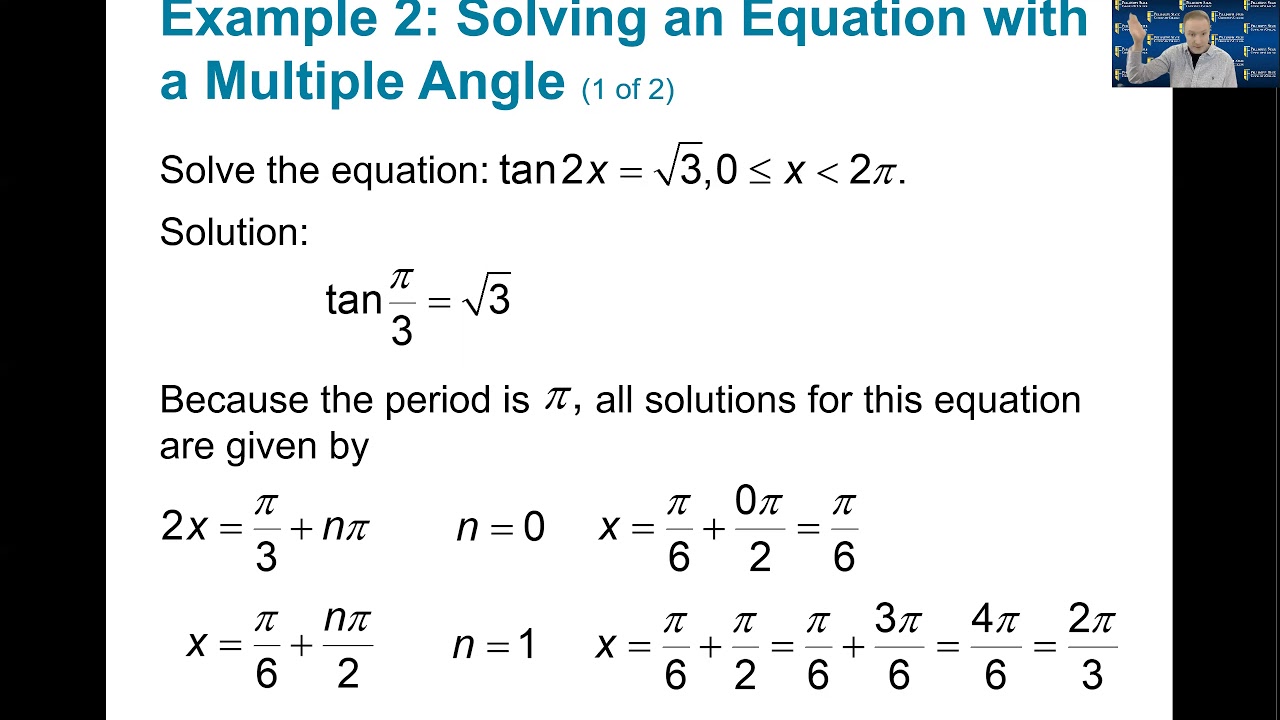 PreCalculus Class Lecture Video 5.5 - YouTube