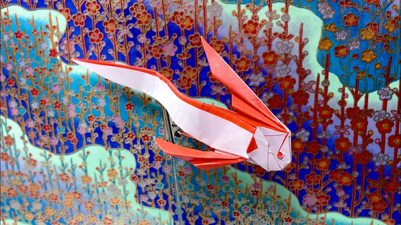 【Origami】Oarfish How to fold 【折り紙】リュウグウノツカイの折り方 - YouTube