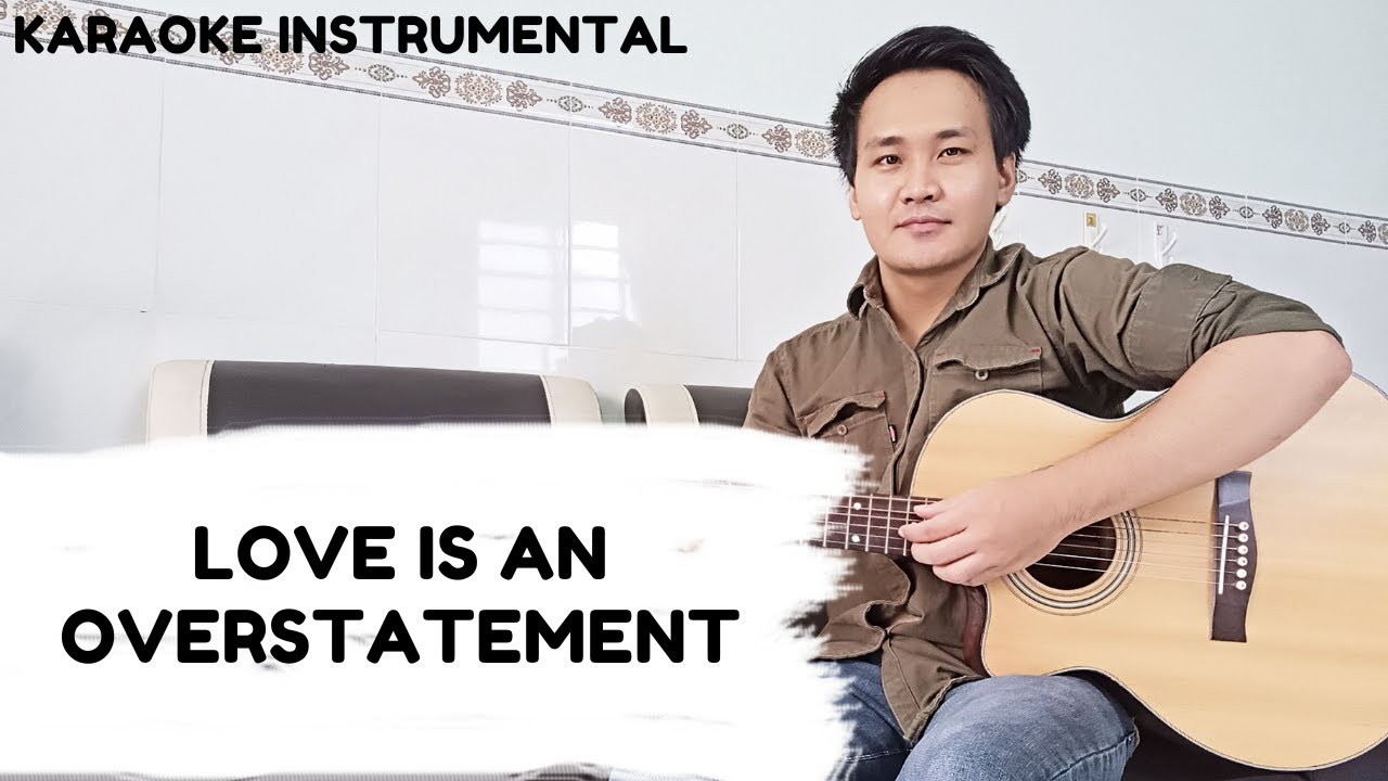 Lauren Spencer Smith - Love Is An Overstatement | Karaoke Instrumental - YouTube