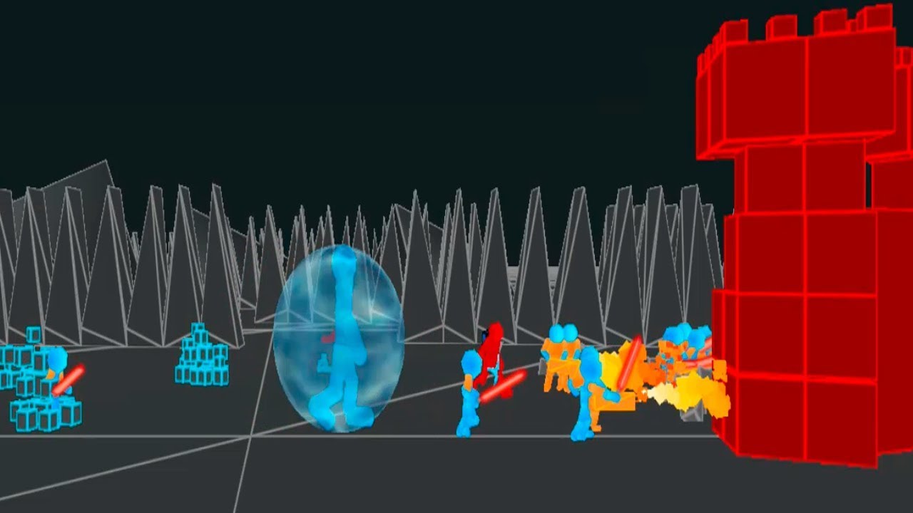 stickman legacy of neon warriors. laser swords. - YouTube