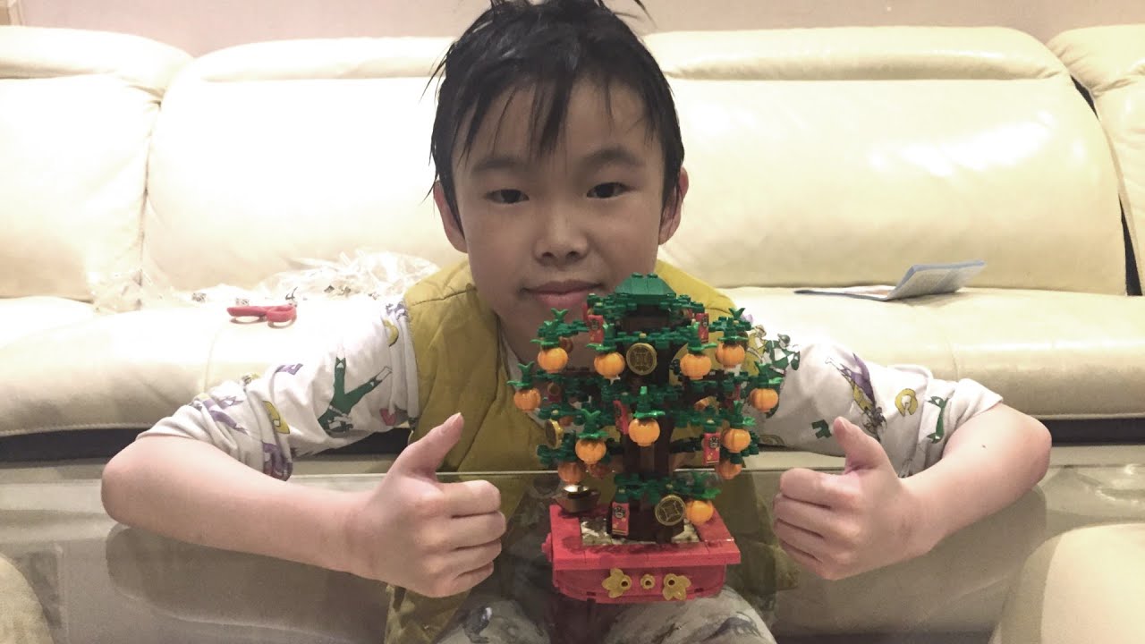 Building the Lego Chinese Lunar New Year Money Tree 40648 - YouTube
