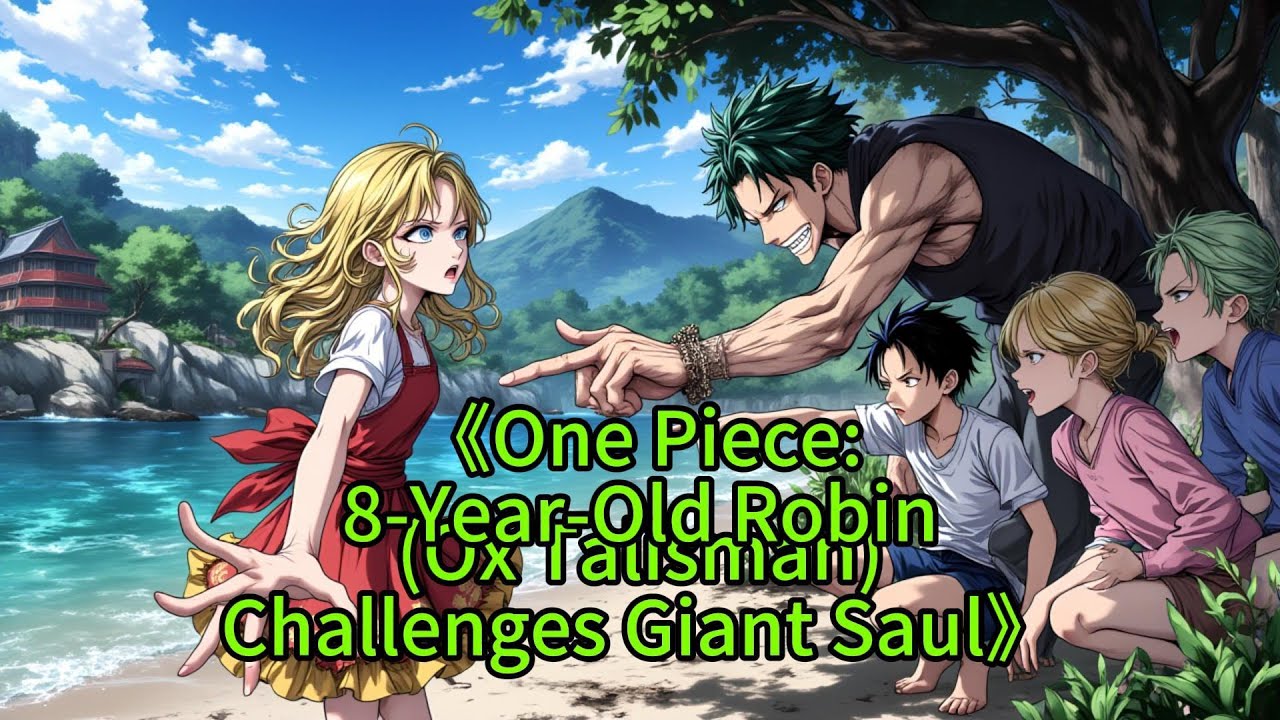 《One Piece:8-Year-Old Robin(Ox Talisman)Challenges Giant Saul》 - YouTube