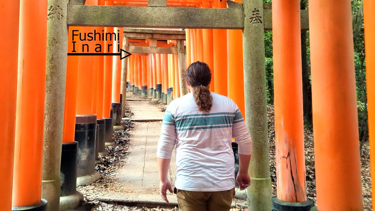 Japan Vlog 6: 1000 Tori Gate Shrine (Fushimi Inari) - YouTube