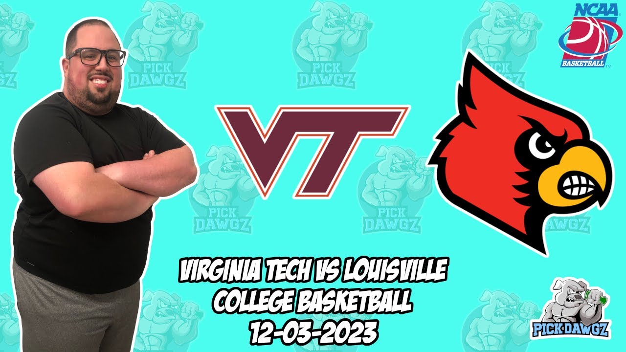 Virginia Tech vs Louisville 12/3/23 Free College Basketball Picks and ...