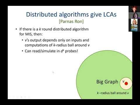 Local Computation Algorithms with Ronitt Rubinfeld - YouTube