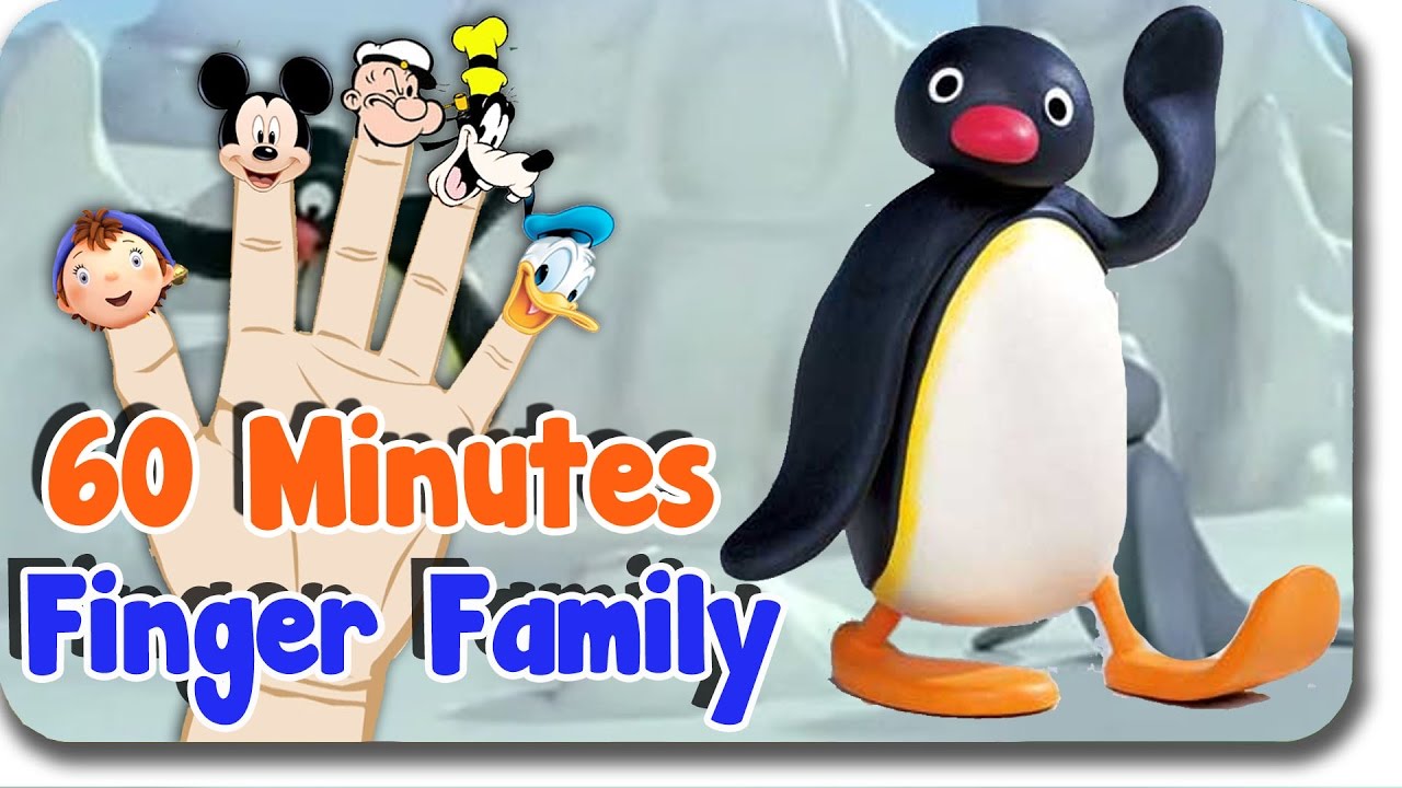 Pingu Finger Family Collection | Finger Family Nursery Rhyme Songs For ...