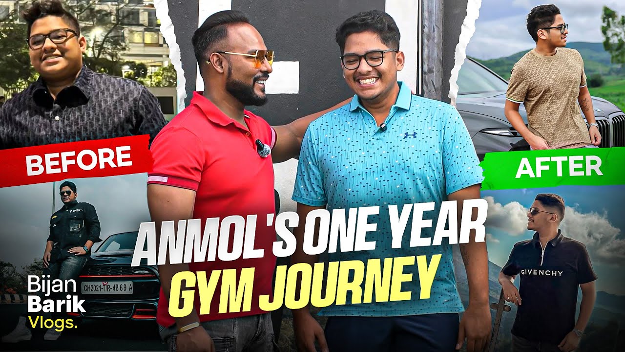 1 Year at ALL TIME FITNESS: Anmol’s UNBELIEVABLE Body Transformation! 💪 ...