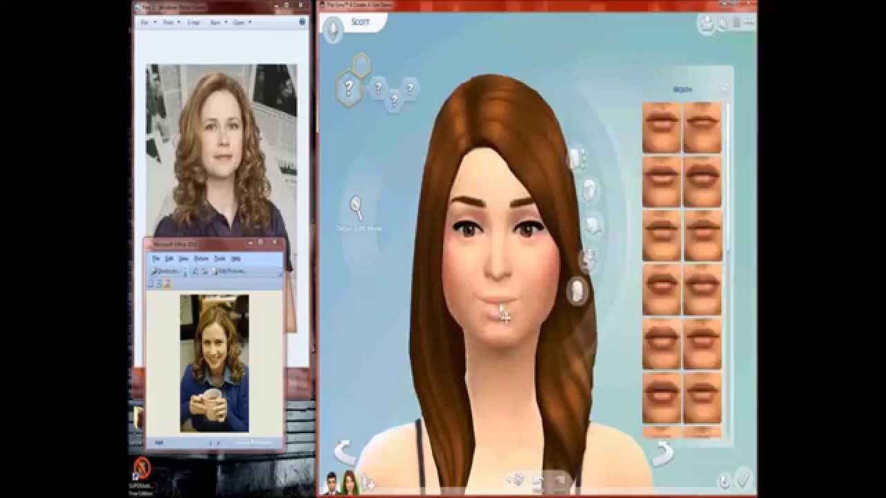 Sims 4 Demo: The Office Characters - YouTube