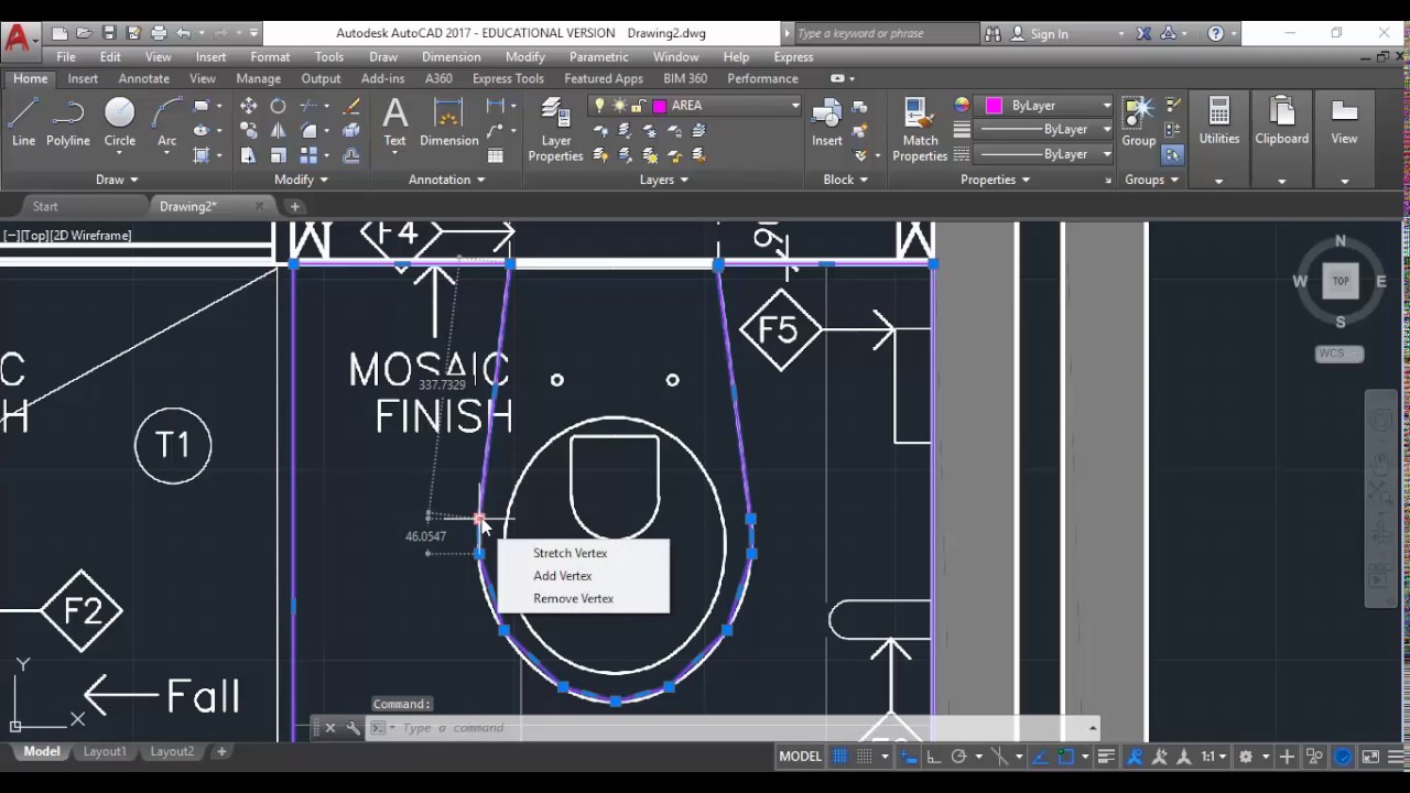 AutoCAD Measuring Areas - YouTube