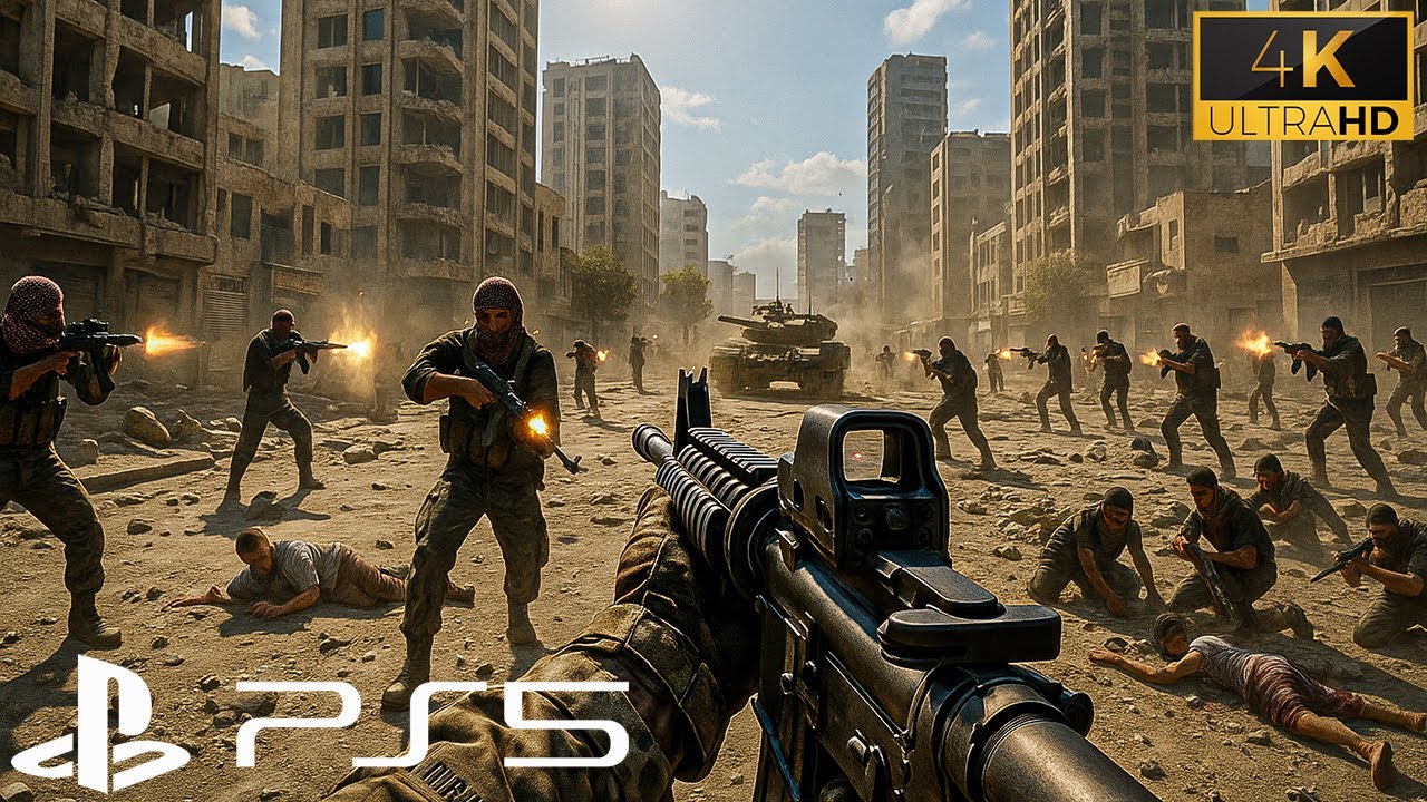 USA IRAQ War | Ultra Realistic Immersive Graphics Gameplay [4K 60FPS ...