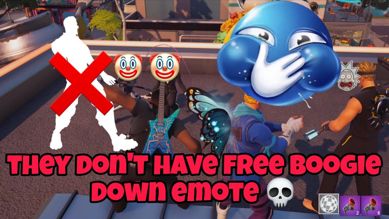 TWO TOXIC E-DATERS DON'T HAVE FREE BOOGIE DOWN EMOTE 💀😂 (Party Royale ...