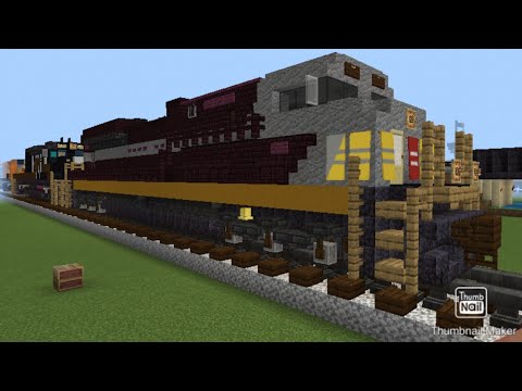 Minecraft Canadian Pacific 7017 Locomotive Tutorial - YouTube