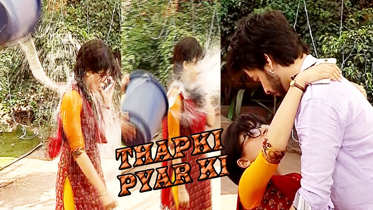 FULL ON COMEDY IN THAPKI PYAR KI TV SHOW ON LOCATION - YouTube