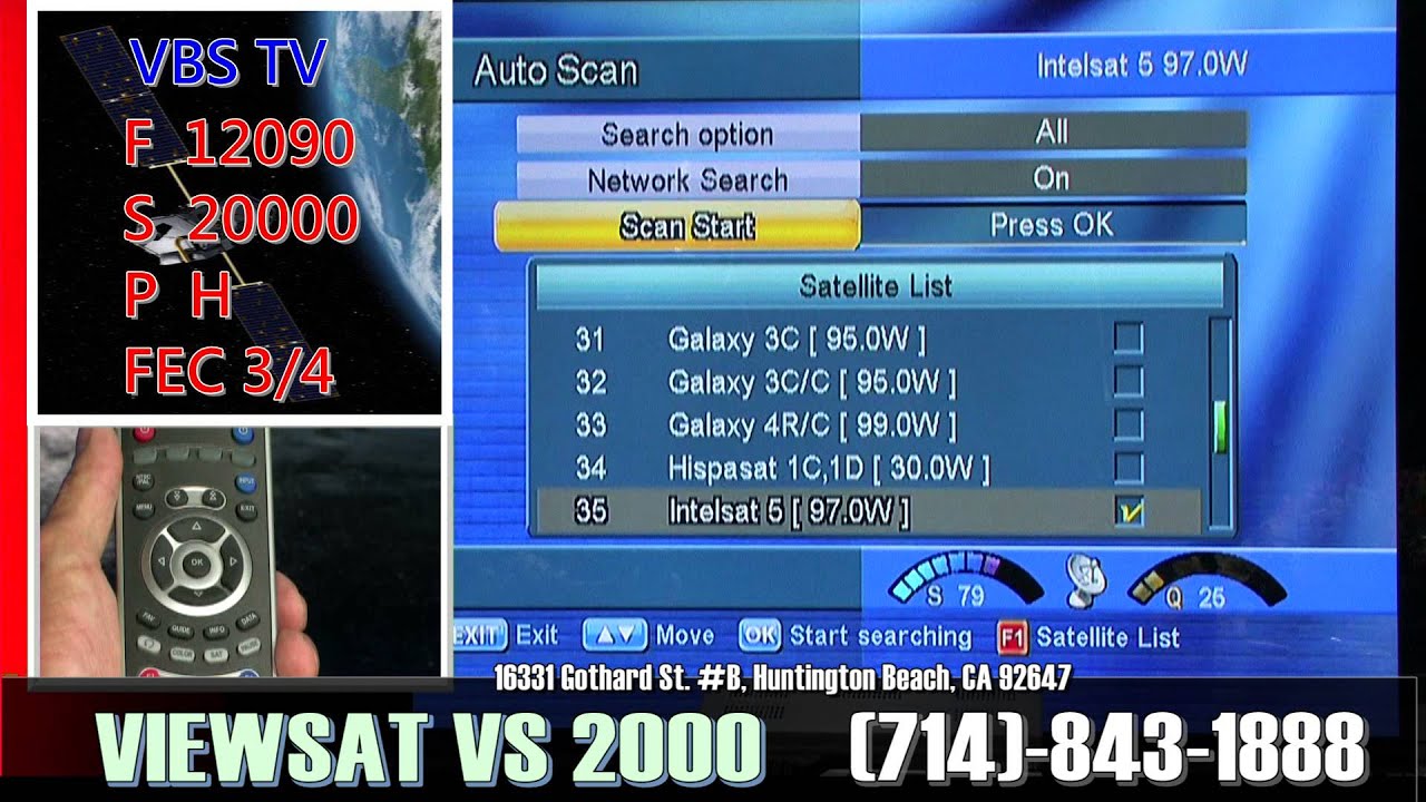 VIEWSAT VS 2000 - YouTube