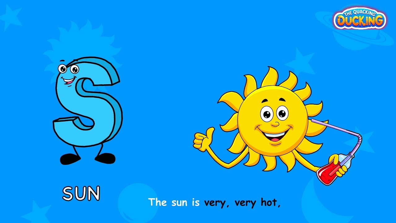 S For Sun - ABC Alphabet Songs with Sounds for Children | Phonics Song ...