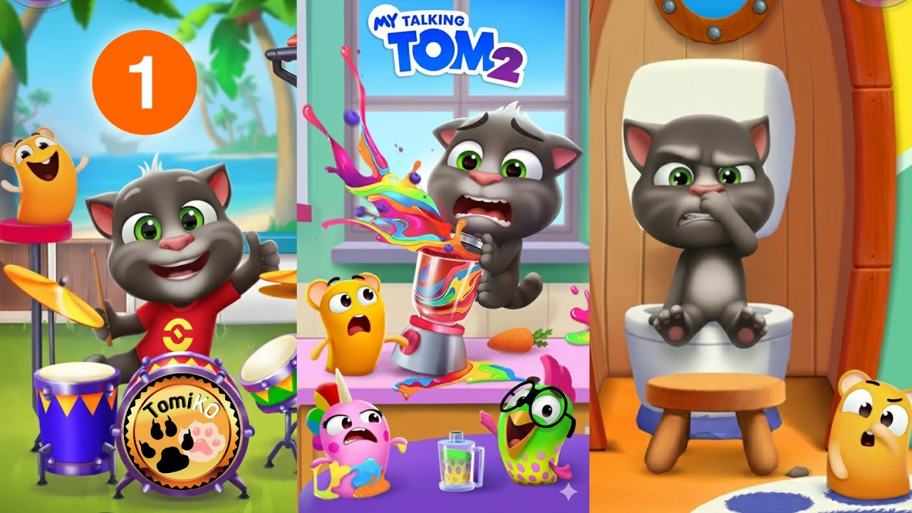 My Talking Tom 2 — The CUTEST Chaos Ever! 😍🎮 - YouTube