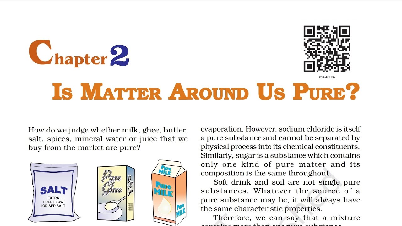 Class 9 Science - Is Matter Around Us Pure (Part 1) - YouTube