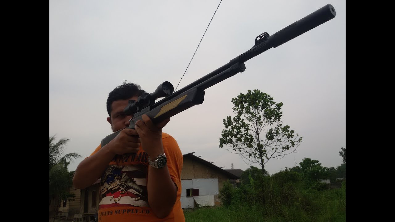 Modifikasi Power Senapan Angin Sharp Tiger R8 - YouTube