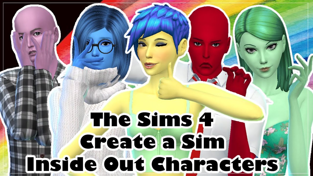 The Sims 4 Create a Sim | Pixar Tag | Inside Out C - YouTube