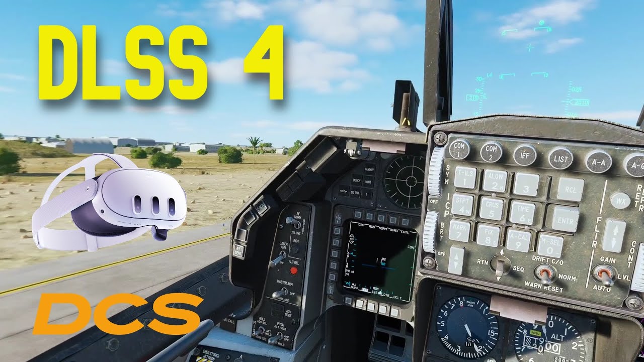 [DCS World] How to enable DLSS 4 in DCS | VR Test with the Viper | Meta ...