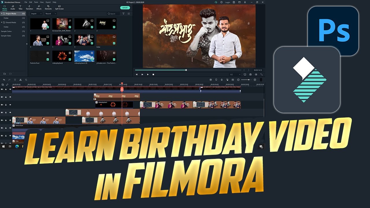 Learn Birthday Video Editing Made Easy in Filmora X - YouTube