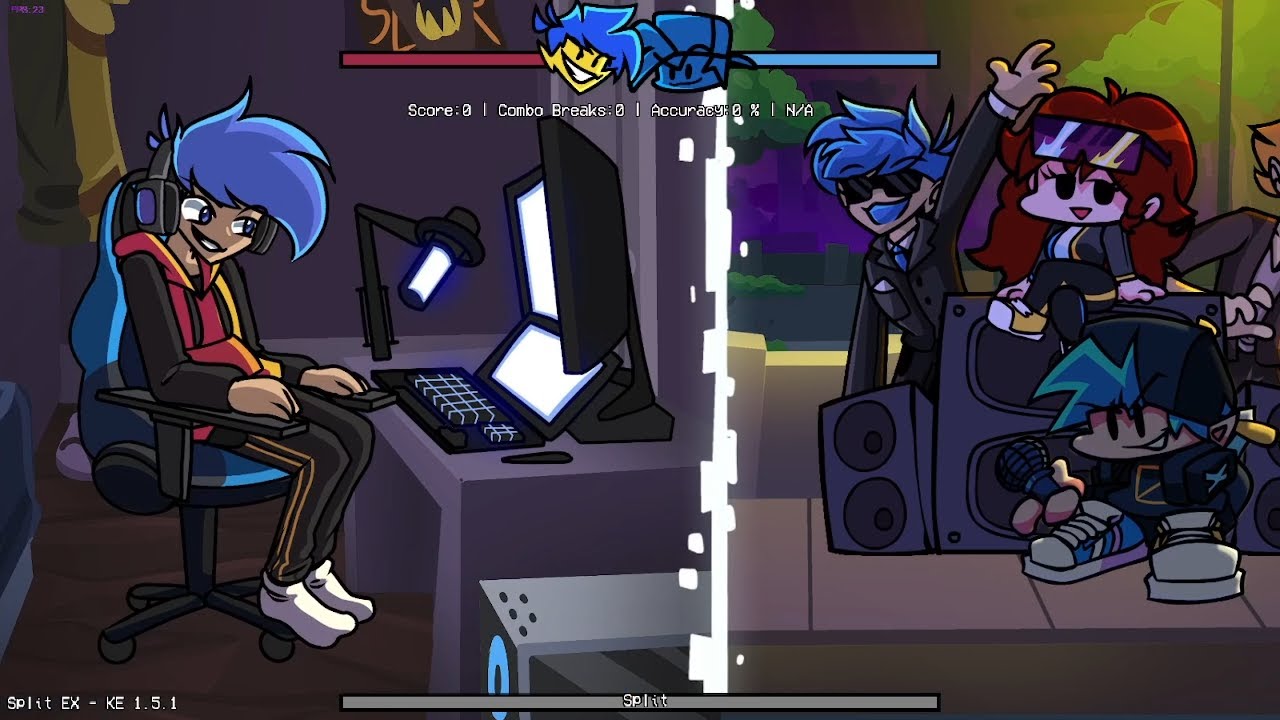 Jugando FNF en un cyber - YouTube