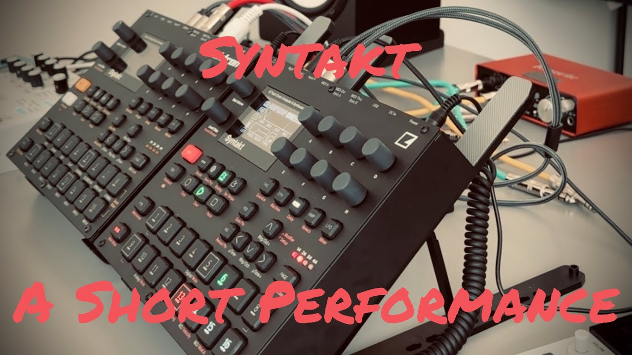 Performing on the Syntakt in One Take - YouTube