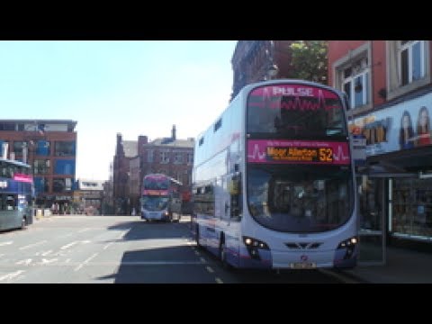Route 52 First Leeds Volvo B9TL Wright GeminI II 36248 (BG12 UKM) - YouTube