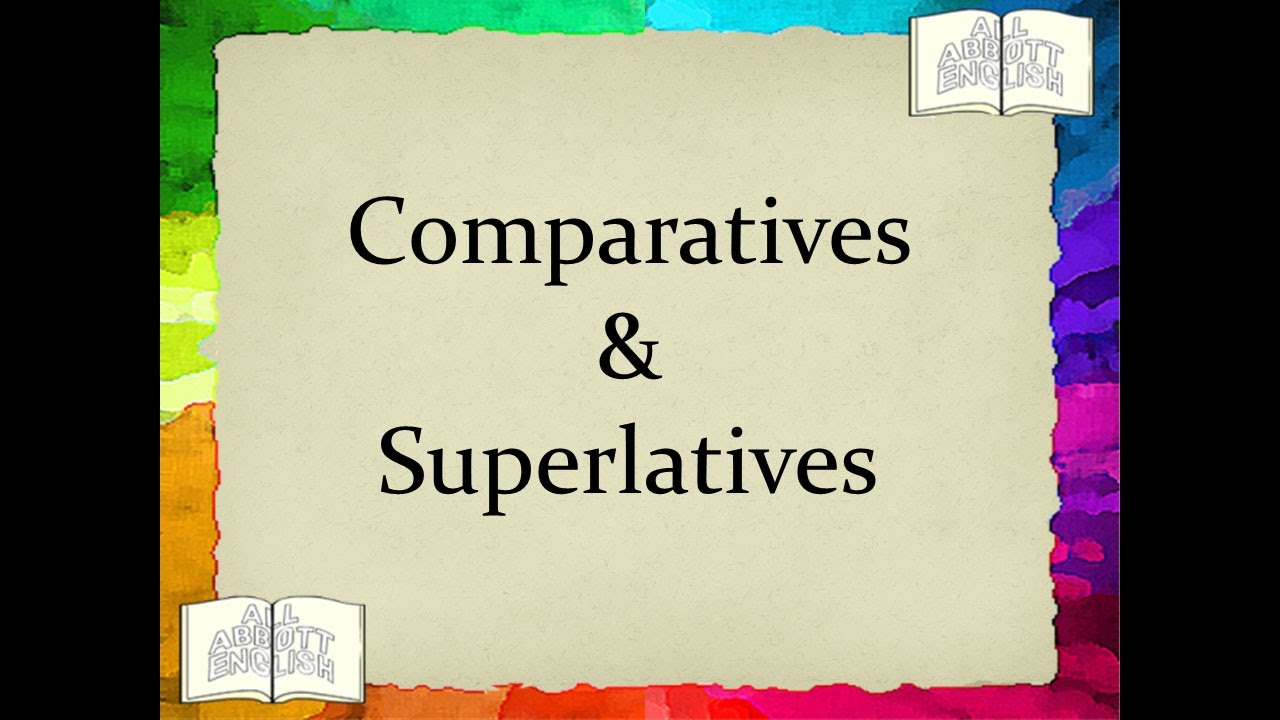 Animated English Lesson: Comparison -Adjectives[Copyright :All Abbott ...