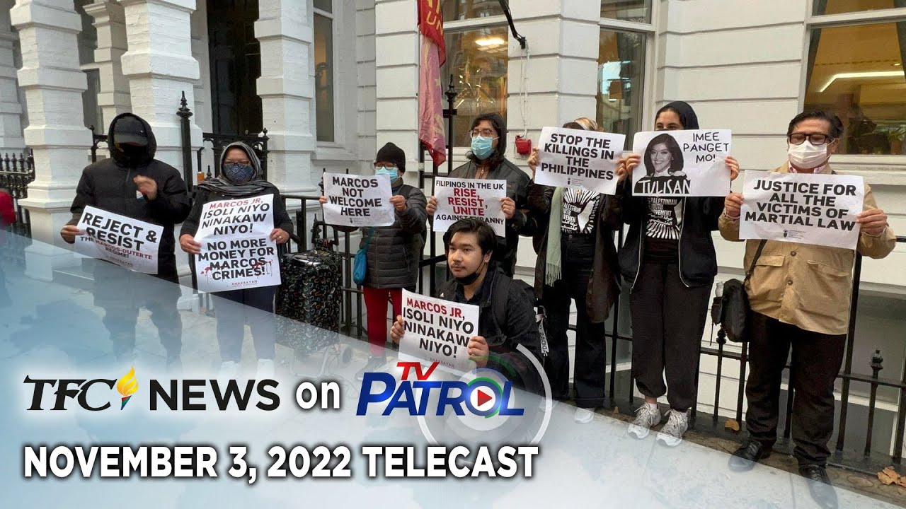 TFC News on TV Patrol | November 3, 2022 - YouTube