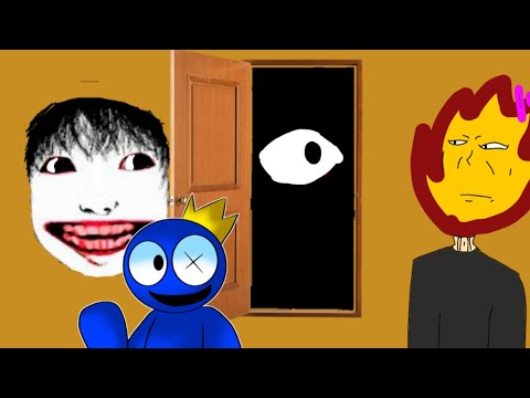 Me vs these scary bakas ( rainbow friends,nicos nextbot,doors) - YouTube