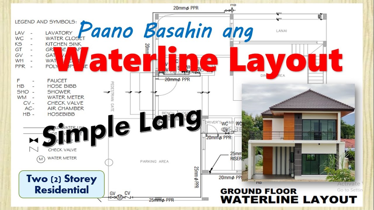 Paano Basahin ang Waterline Layout Plan? - YouTube