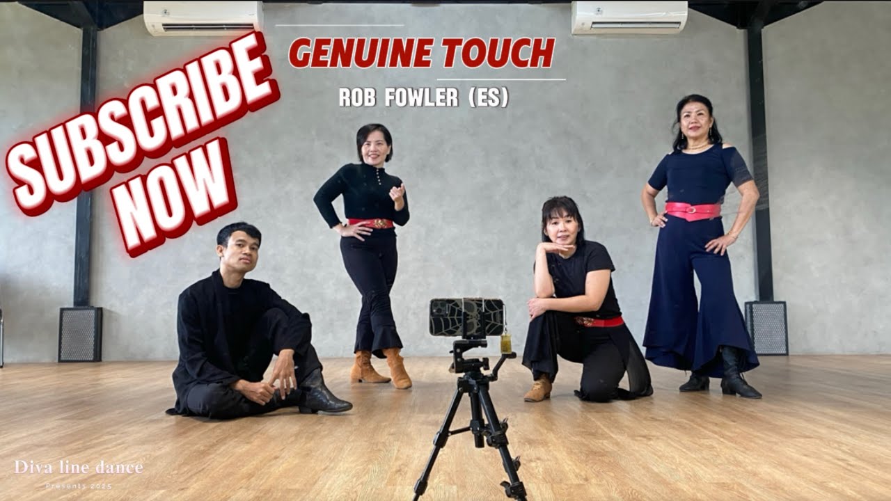 Genuine Touch - Line Dance || Demo by Diva Line Dance - YouTube