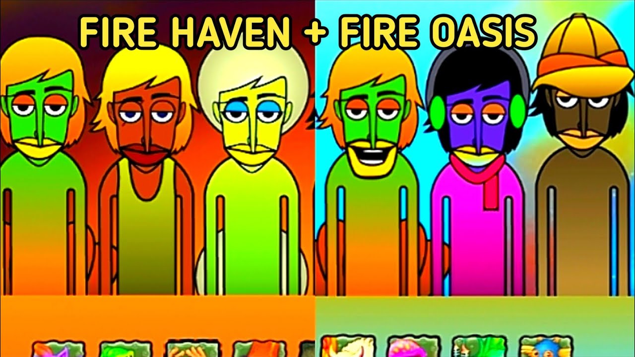 Monsterbox FIRE HEAVEN + FIRE OASIS | My Singing Monster in Incredibox ...