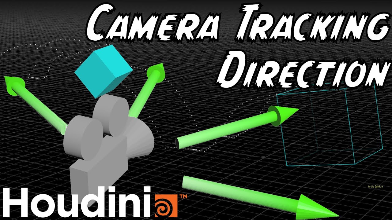 Camera Tracking Look At Direction Following Object in Houdini - YouTube