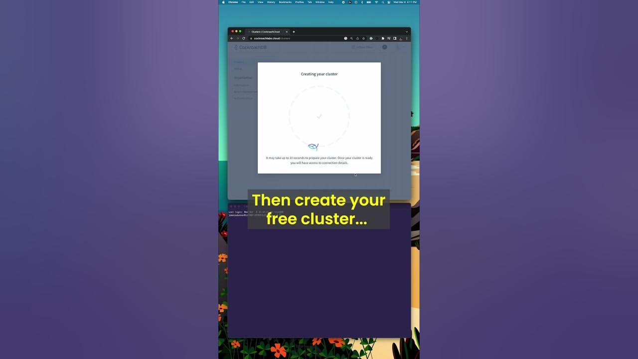 How To Set Up A Free Cockroachdb Serverless Cluster In Minutes Shorts Youtube