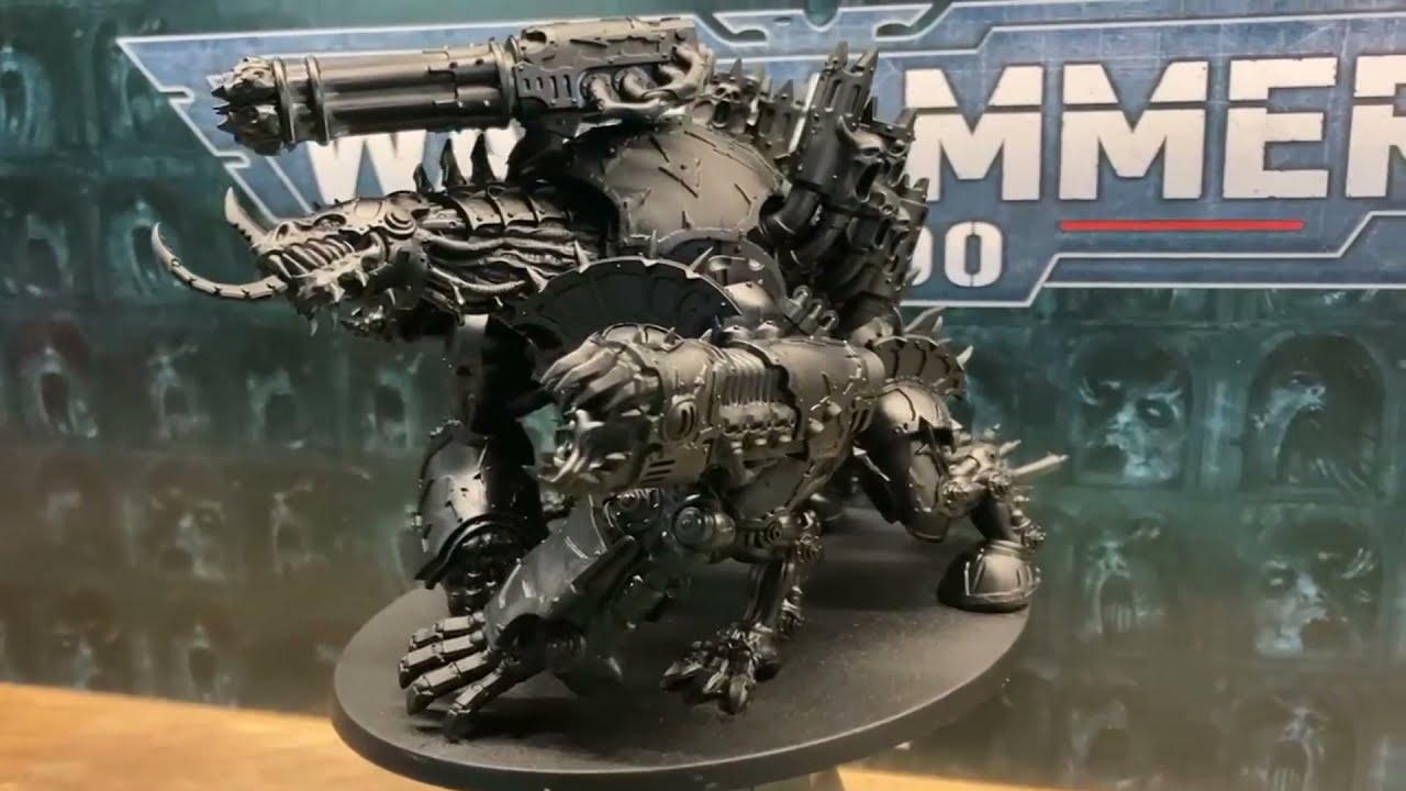 Hobby Crafting Kitbashing a Forgefiend for Thousand Sons - YouTube