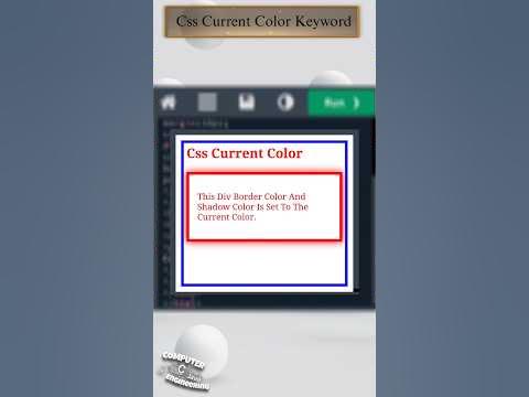 𝐂𝐬𝐬 𝐂𝐮𝐫𝐫𝐞𝐧𝐭 𝐂𝐨𝐥𝐨𝐫 𝐊𝐞𝐲𝐰𝐨𝐫𝐝 | #css #current #colors #keyword #html #style #css3 ...
