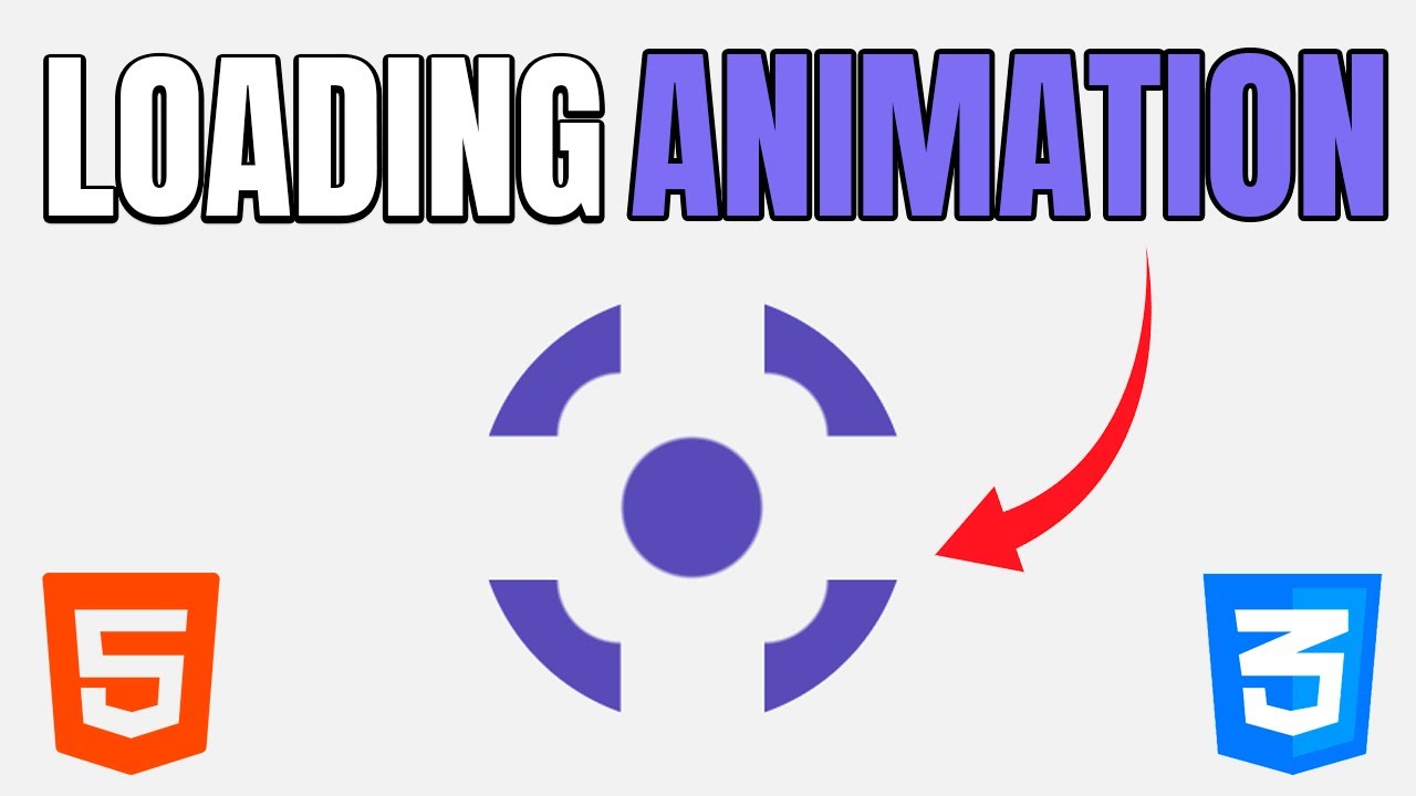 Loading Animation Usando Css And Html Youtube 1053