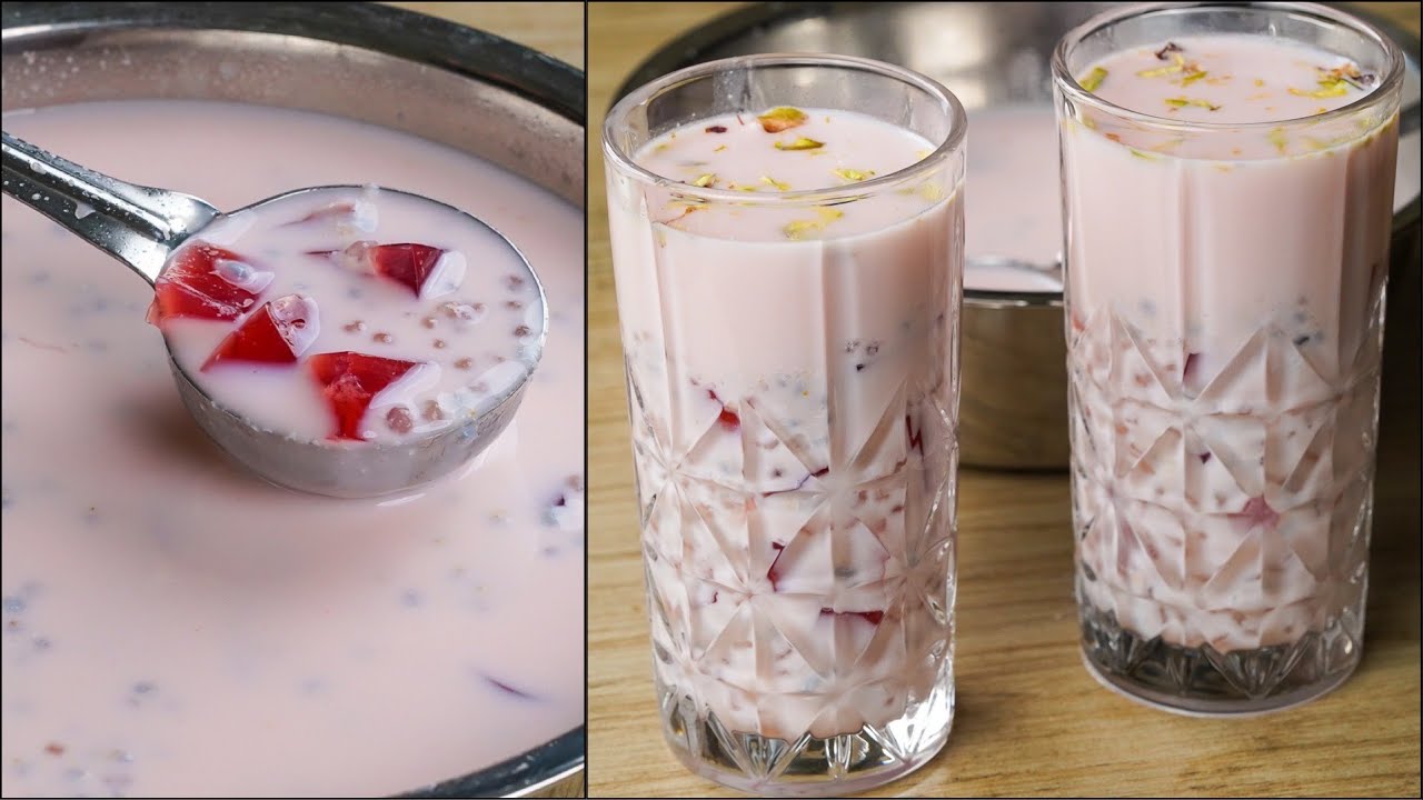 Try This Healthy Sharbat For Summer | Chilling Sharbat With Healthy ...