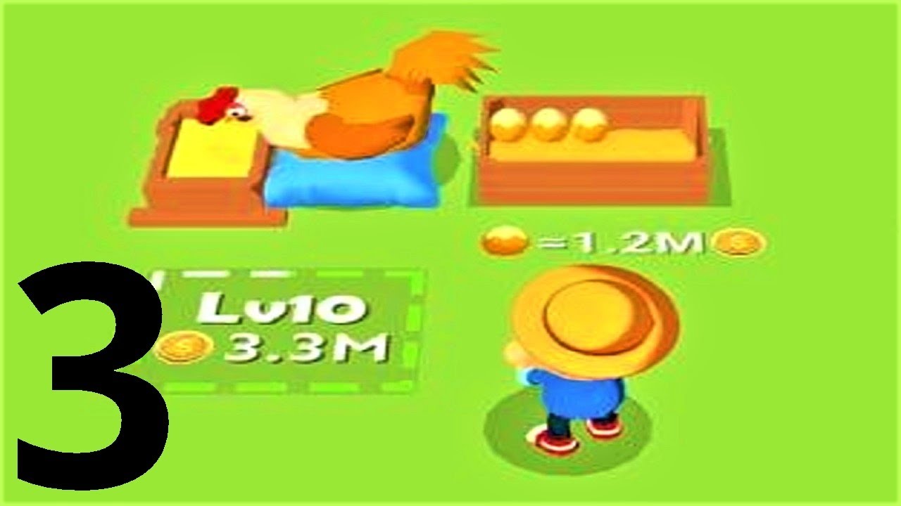 🥚 Egg Farm Tycoon 🐔 GAMEPLAY Part 3 NEW Chicken + MASSIVE Upgrades ...